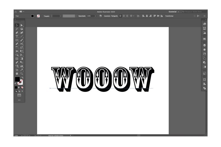 Como vectorizar texto no Illustrator – Webnial