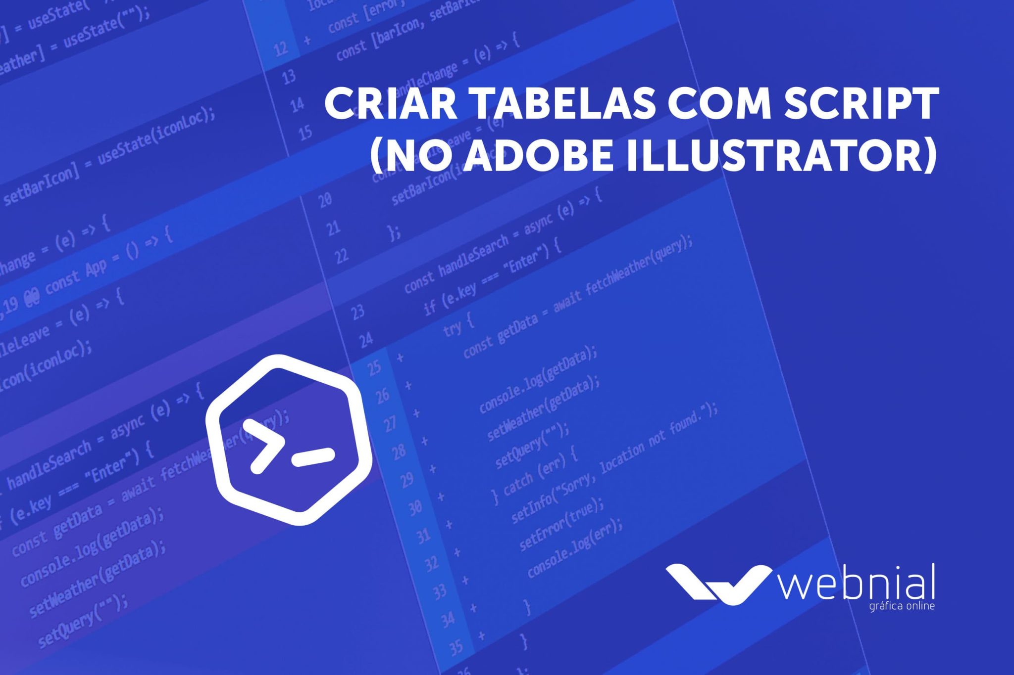 Criar tabelas com script (no Adobe Illustrator) – Webnial